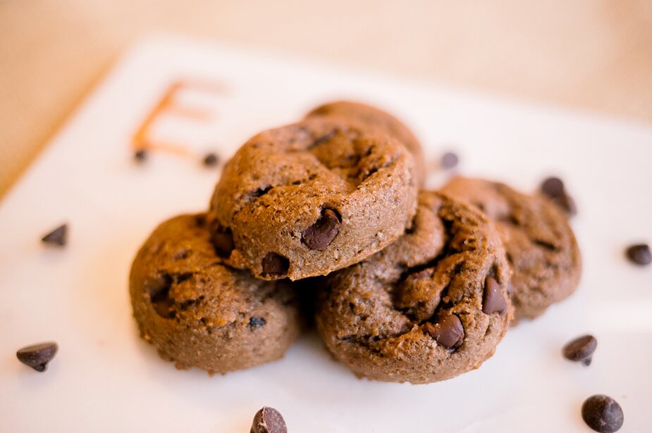 Quick and Easy Double Chocolate Chip Protein Cookies Recipe – Emily ...